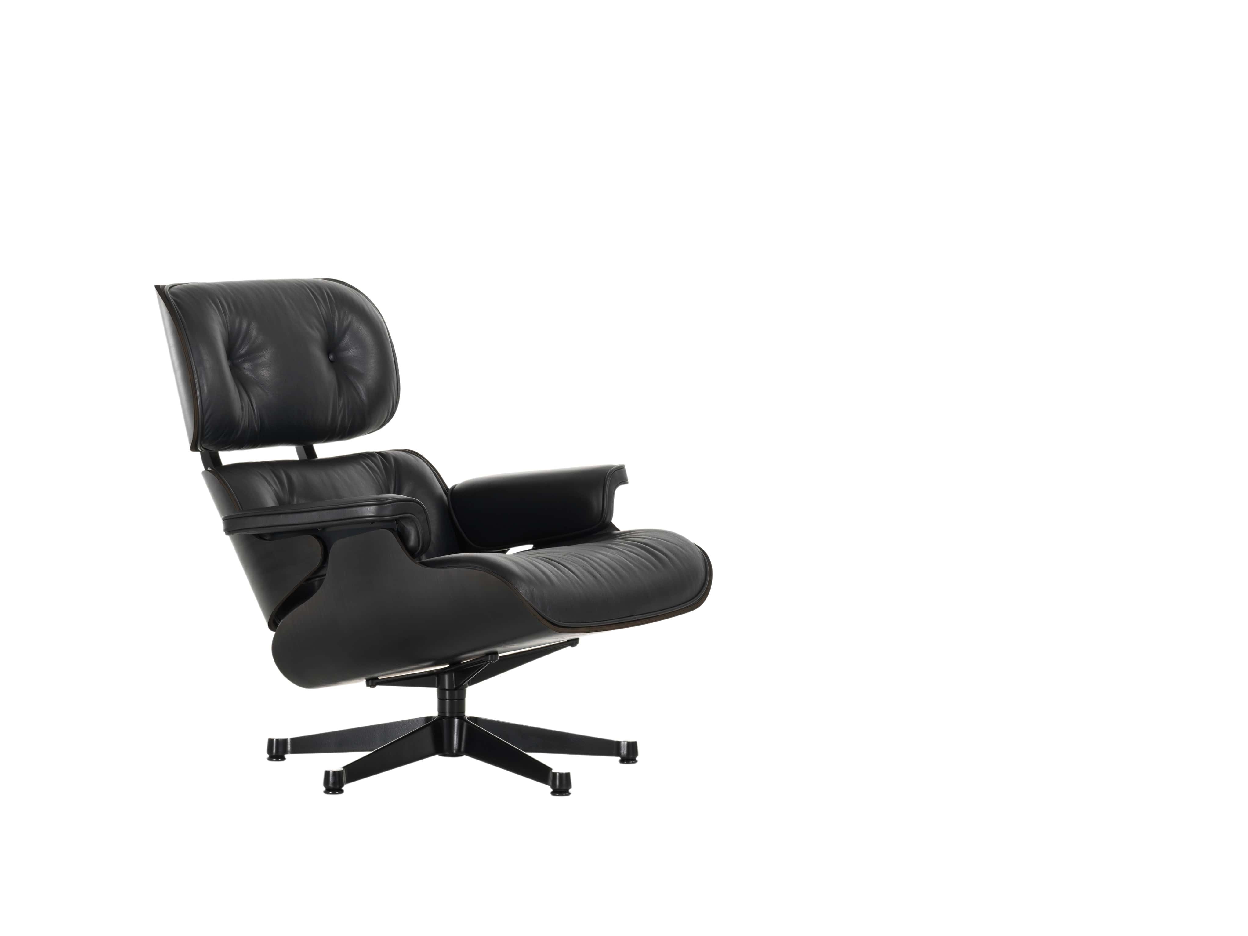 Black armchair with ottoman store